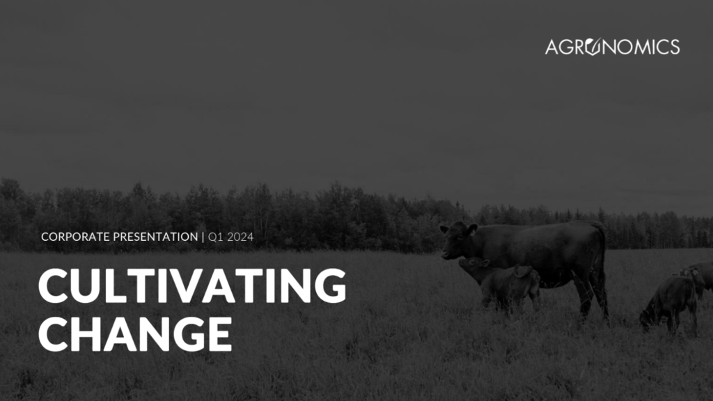 Presentations - Agronomics